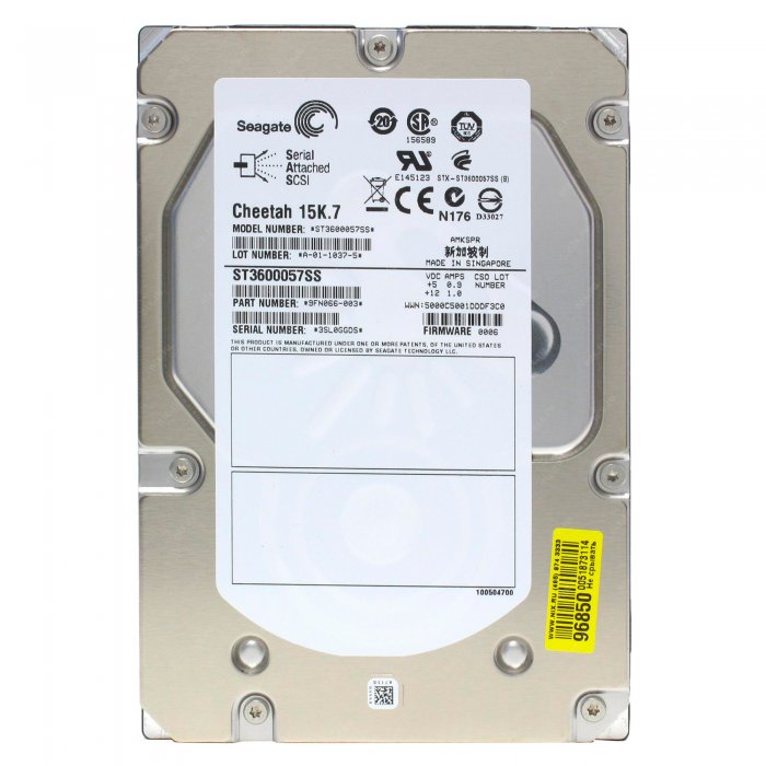 02R3X - ST3600057SS DELL SEAGATE CHEETAH DISCO DURO 600GB SAS 15K 6GBPS ...