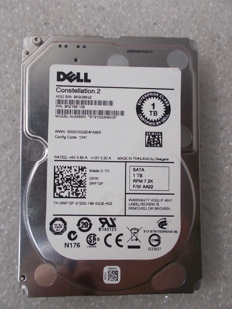 WF12F - WF12F DELL SEAGATE DISCO DURO 1TB CONSTELLATION.2 7.2K 6GBPS ...