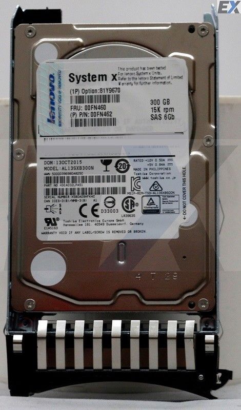 81Y9671 - 81Y9671 IBM DISCO DURO 300GB 15K SAS 6GBPS SFF 2.5 PULGADAS ...