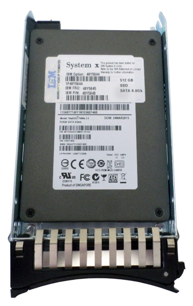49Y5844 - 49Y5844 IBM DISCO SSD SYSTEM X 512GB 2.5 POLEGADAS MLC SATA ...