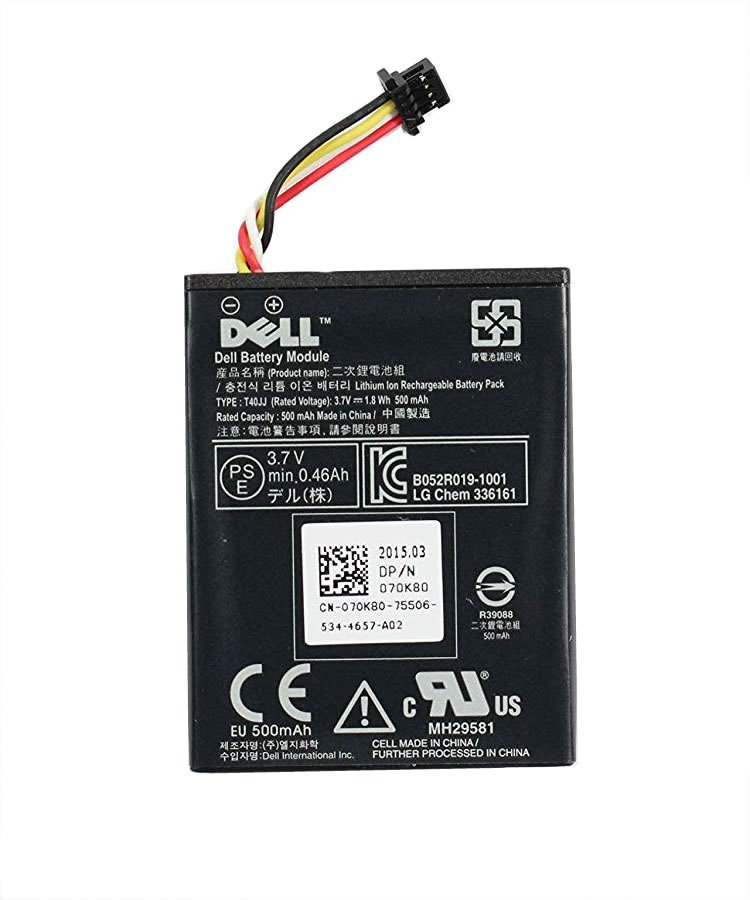- 70K80 DELL BATERIA BBU PERC H710 H810 H730 Li-Ion 3.7V 1.8Wh 460mAh ...